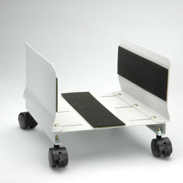 Porta PC da pavimento in metallo – colore silver | ITB Solution